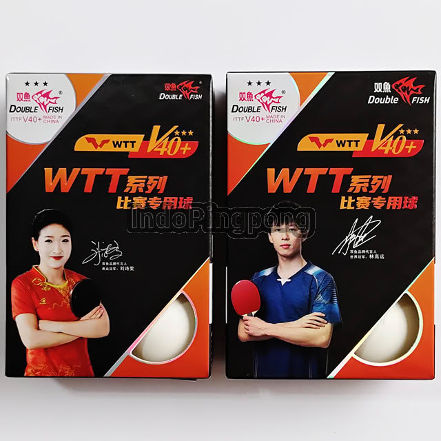 Jual Double Fish 3-Star WTT V40+ Balls | Shopee Indonesia