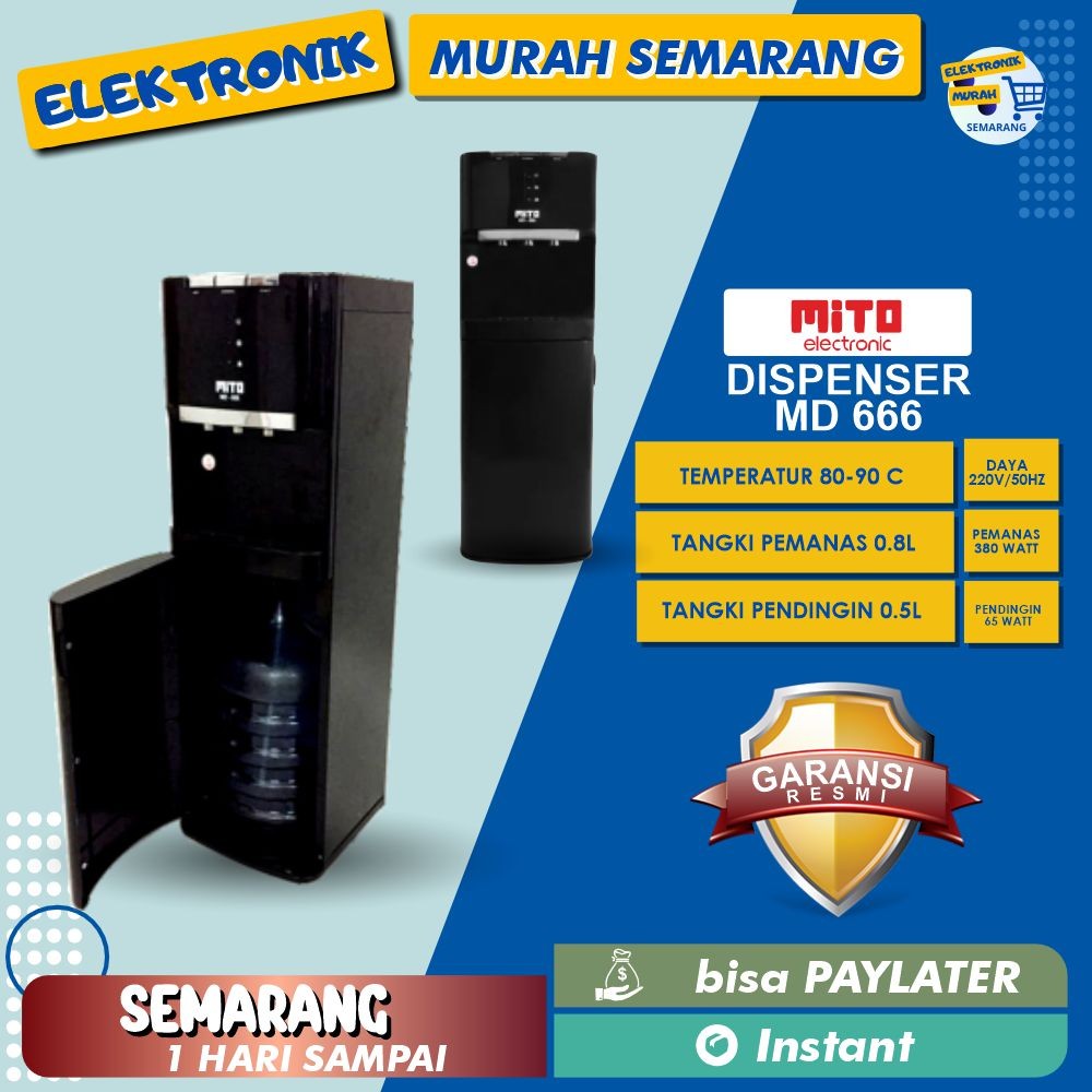 Jual MITO Water Dispenser Galon Bawah MD666 // Air Atur Panas, Normal ...
