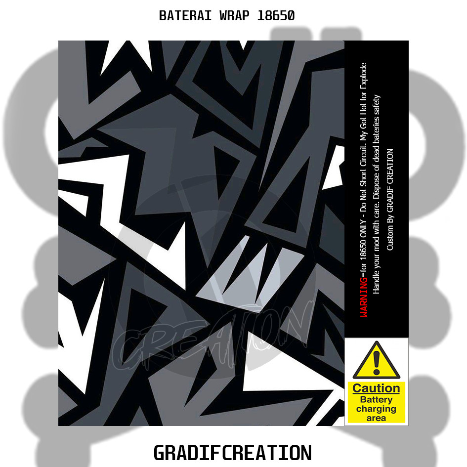 Jual Stiker Wrap Baterai Design Abstrack | Shopee Indonesia