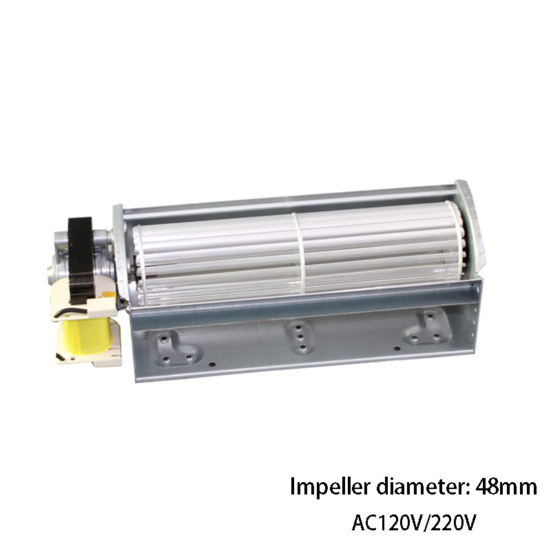 Jual AC Cross Flow Fan PB-48 AC Series Drum Fan AC 220V 120V Ball ...