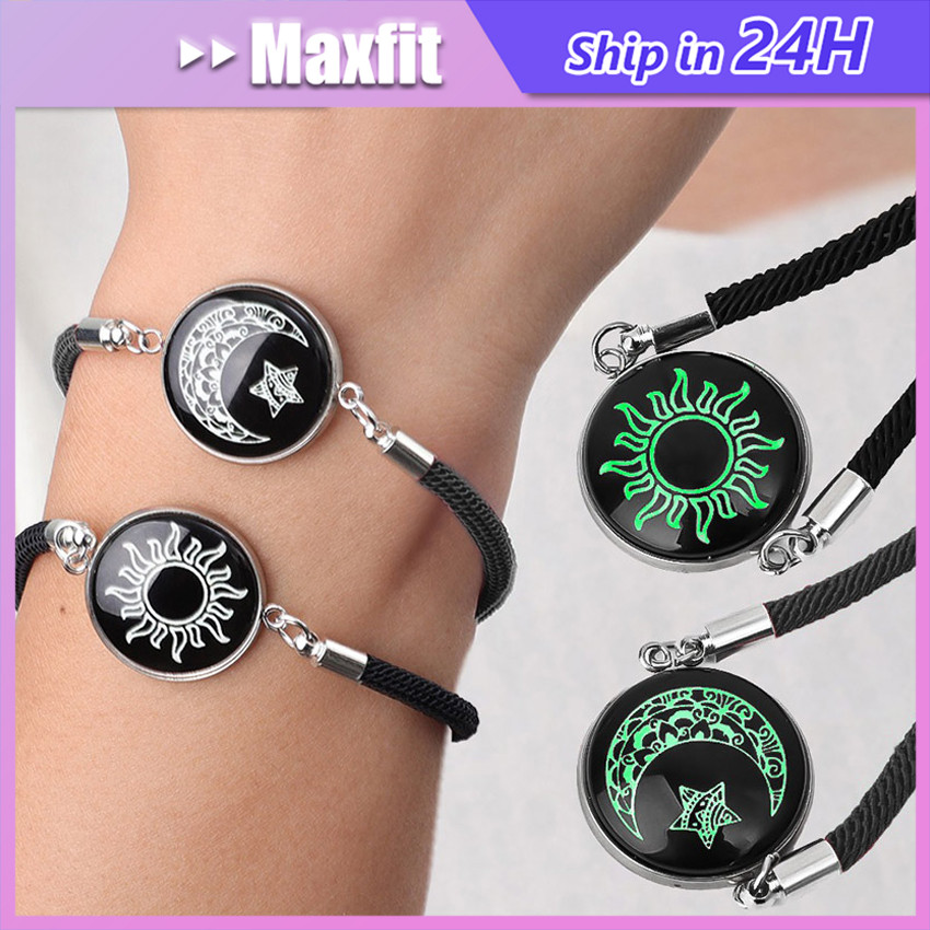 Jual Gelang Couple Sepasang Bercahaya | Couple Bracelets 2Pcs Gelang ...