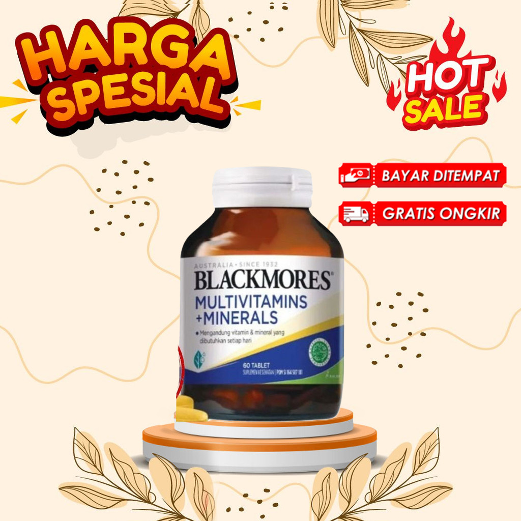 Jual BLACKMORES MULTIVITAMINS MINERALS ISI 60 MULTIVITAMIN | Shopee Indonesia