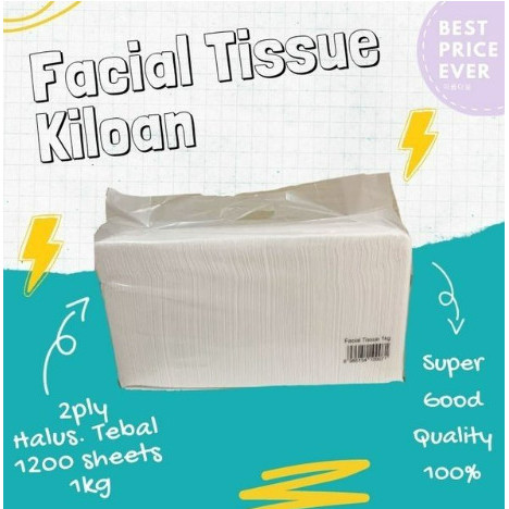 Jual Tissue Tulip facial tissue 1 kg - tissue wajah 1 kg - Tissue Full ...