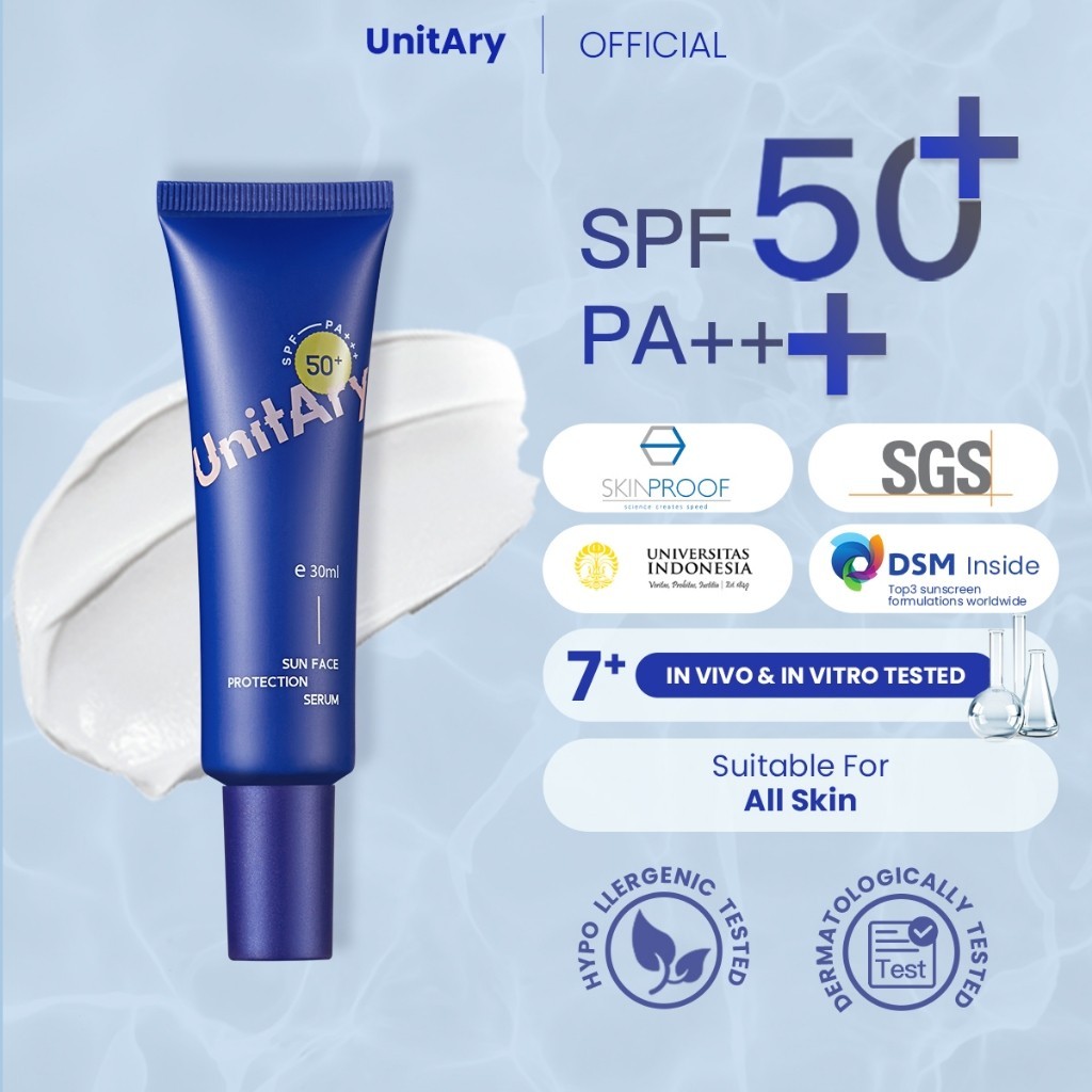 Jual Unitary Sun Face Protection Serum SPF50+ Pa+++ Non Acne 30 ML ...
