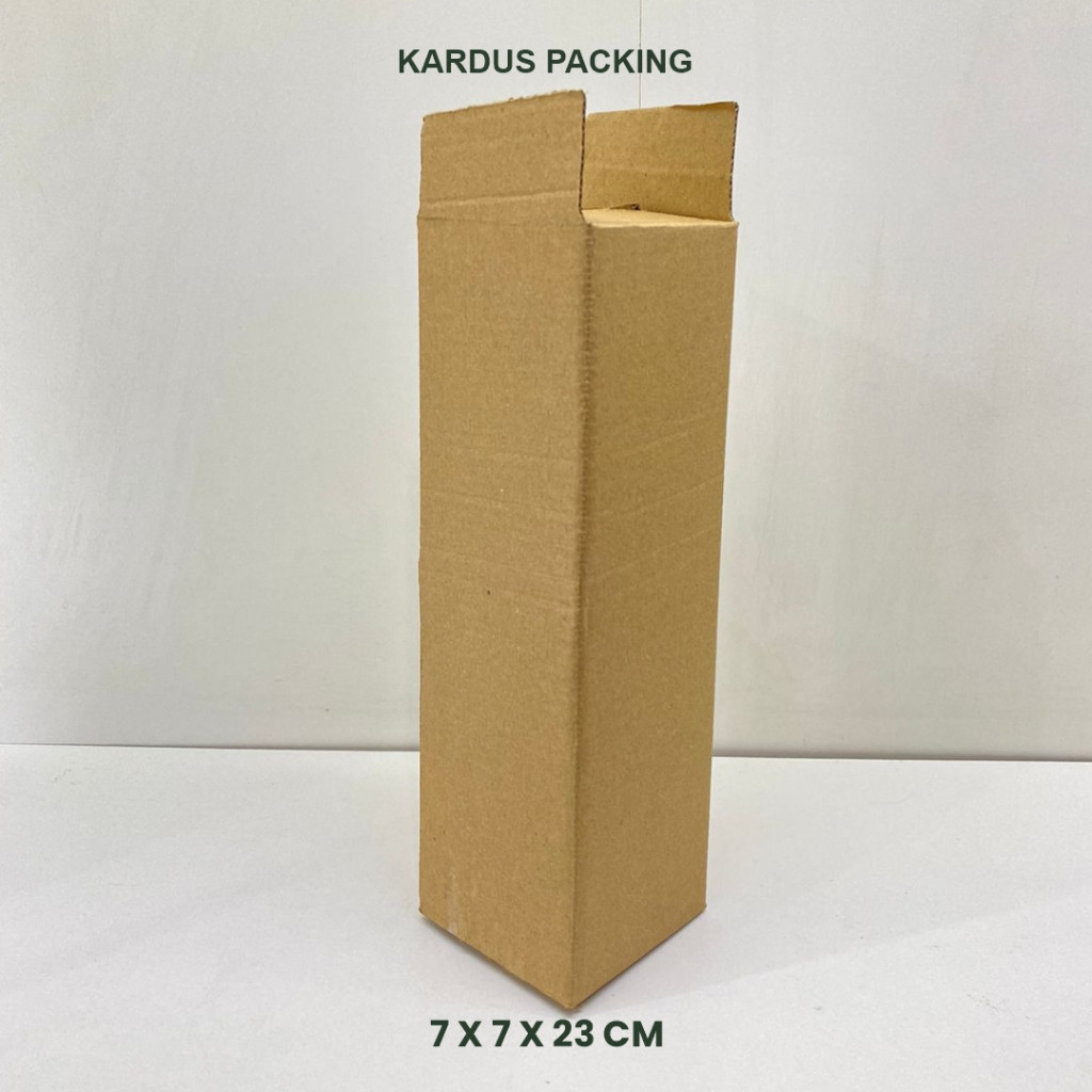 Jual KARDUS BOX KARTON DIE CUT POLOS 7 X 7 X 23 | KARDUS/KARTON BOX ...