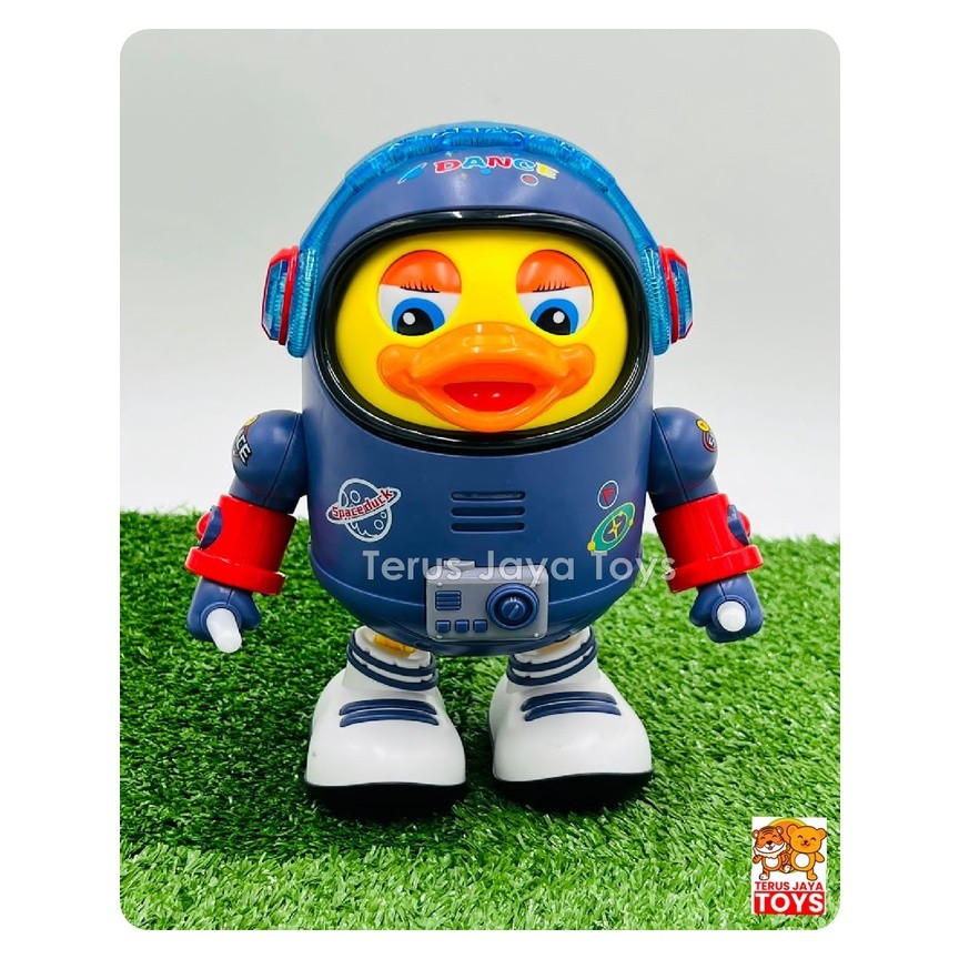 Jual Mainan Bebek astronot joget ada lampu dan musik / bebek luar ...