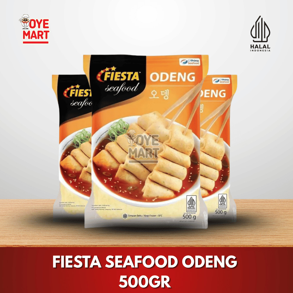 Jual FIESTA SEAFOOD ODENG 500GR KOREAN FISH CAKE/IKAN OLAHAN/EOMUK ...