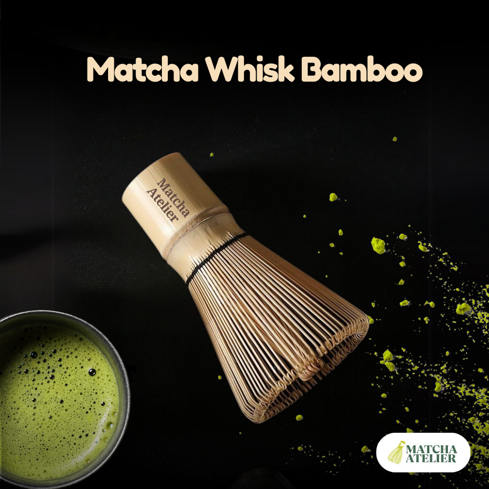 Jual NEW Matcha Atelier Bamboo Whisk Pengaduk Matcha Bambu Set Chasen ...