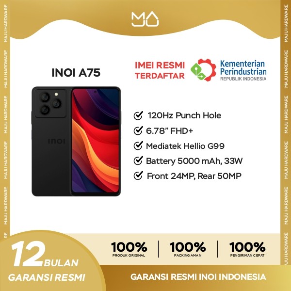 Jual INOI A75 8/ 512GB [Mediatek Helio G99 Octa Core, 50MP Ai Camera ...