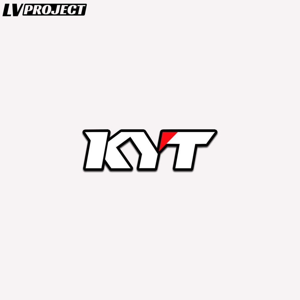Jual Stiker Helm KYT Full Face Laminasi Glossy Sticker Logo KYT Kyoto ...