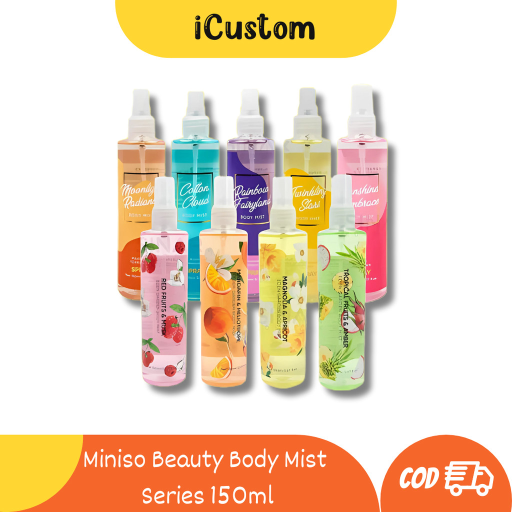 Jual Miniso Beauty Body Mist Series 100ml - 150ml | Fragrance Spray ...