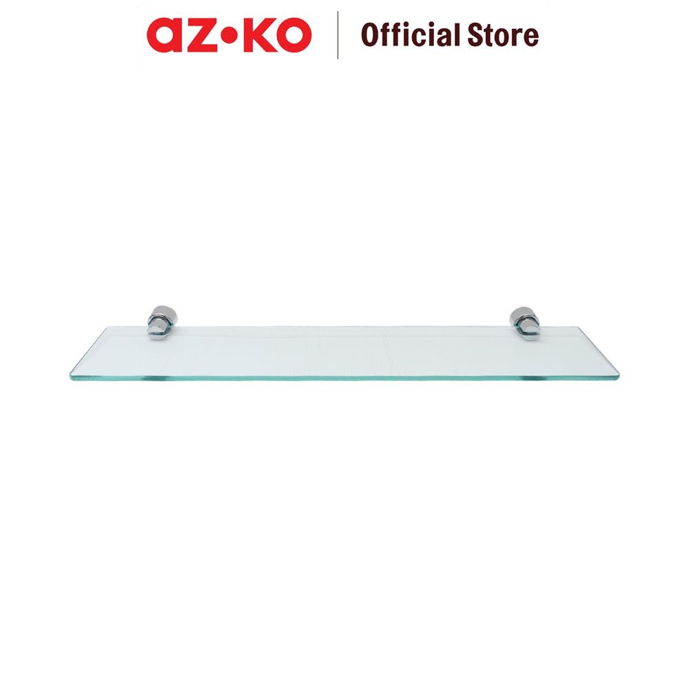 Jual AZKO Acroz Rak Kaca 92814 - Chrome Glass Shelf Tempat Penyimpanan ...