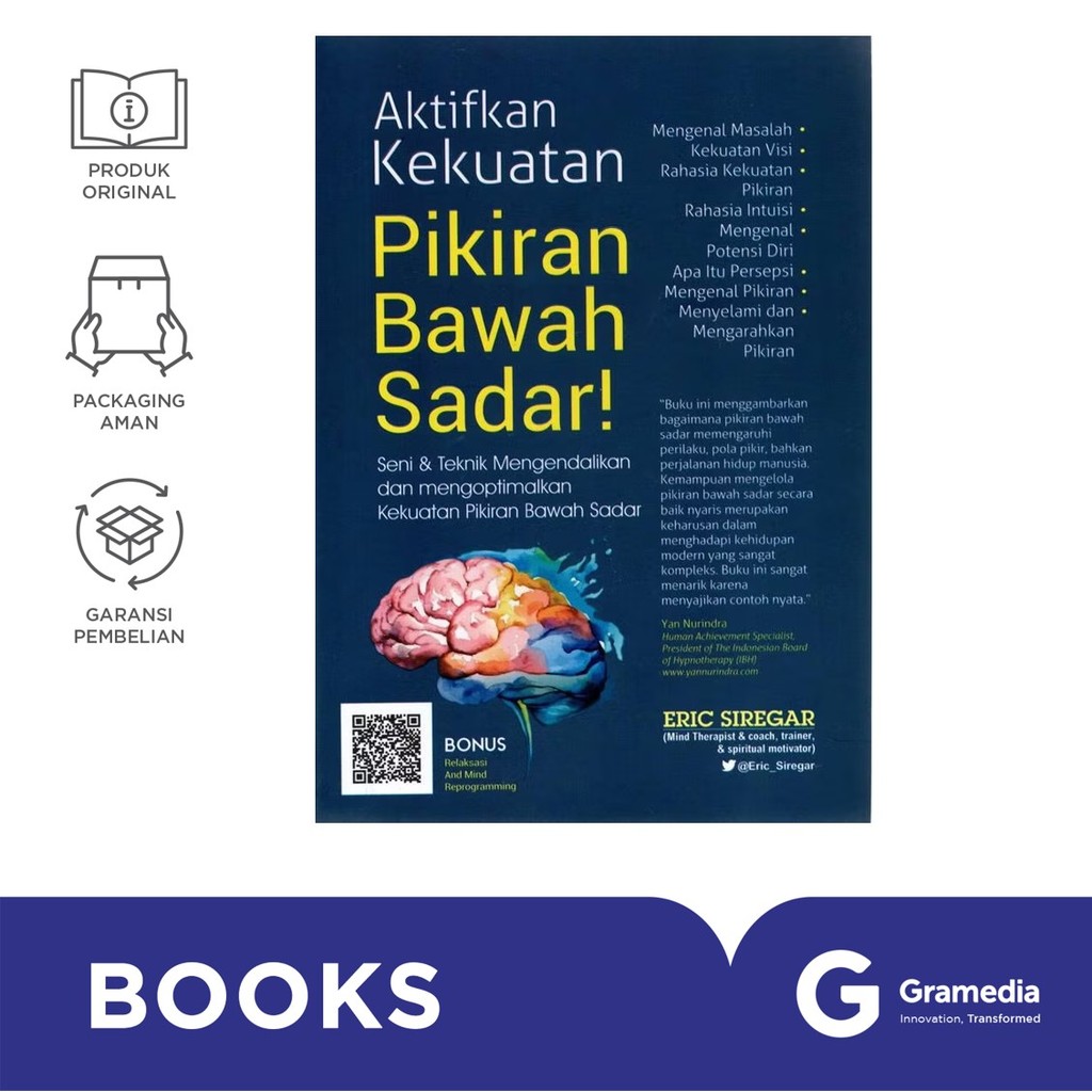 Jual Aktifkan Kekuatan Pikiran Bawah Sadar ( Eric Siregar ) | Shopee ...