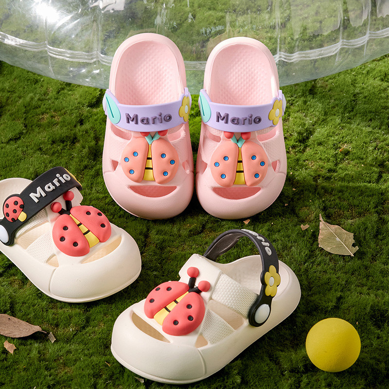 Jual Cheerful Mario Sandal Baim Ladybug Anak Perempuan Fashion Kartun ...