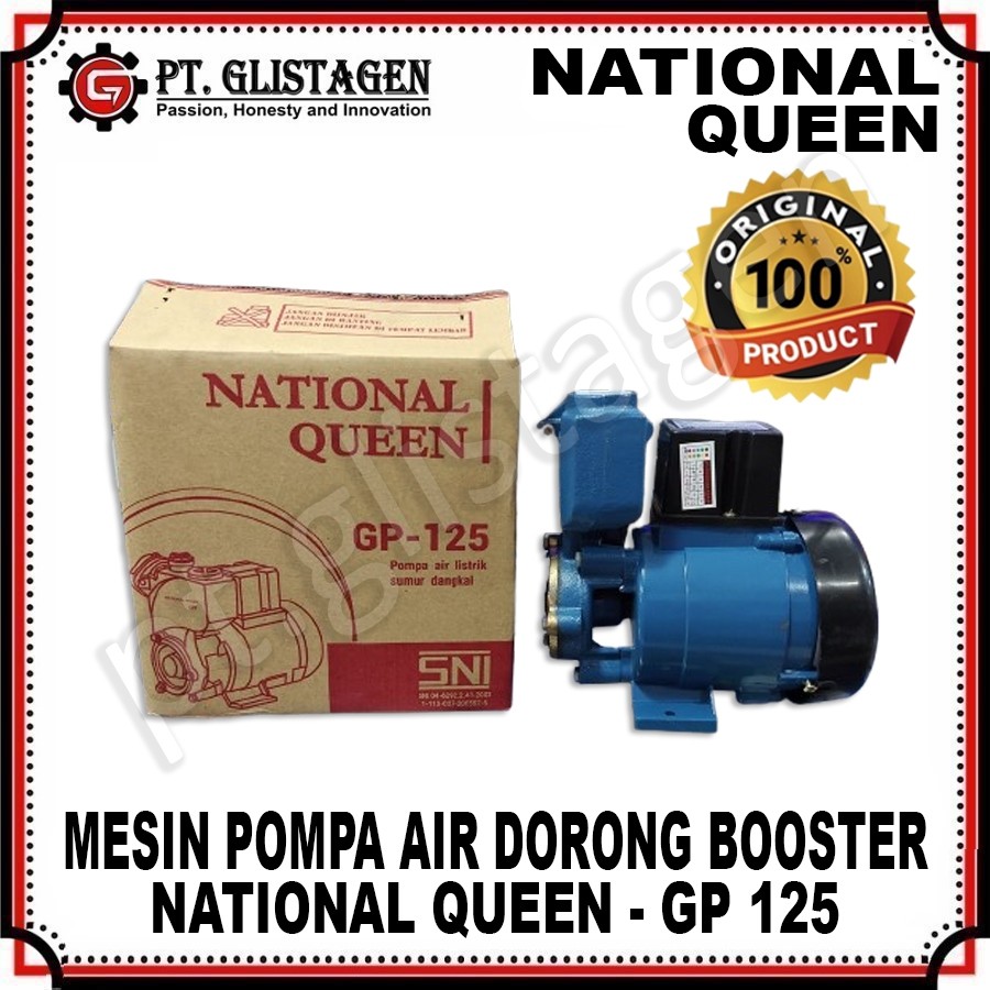 Jual NATIONAL QUEEN GP-125 Mesin Pompa Air GP125 Pompa Air Listrik Pompa Sumur Dangkal Pompa ...