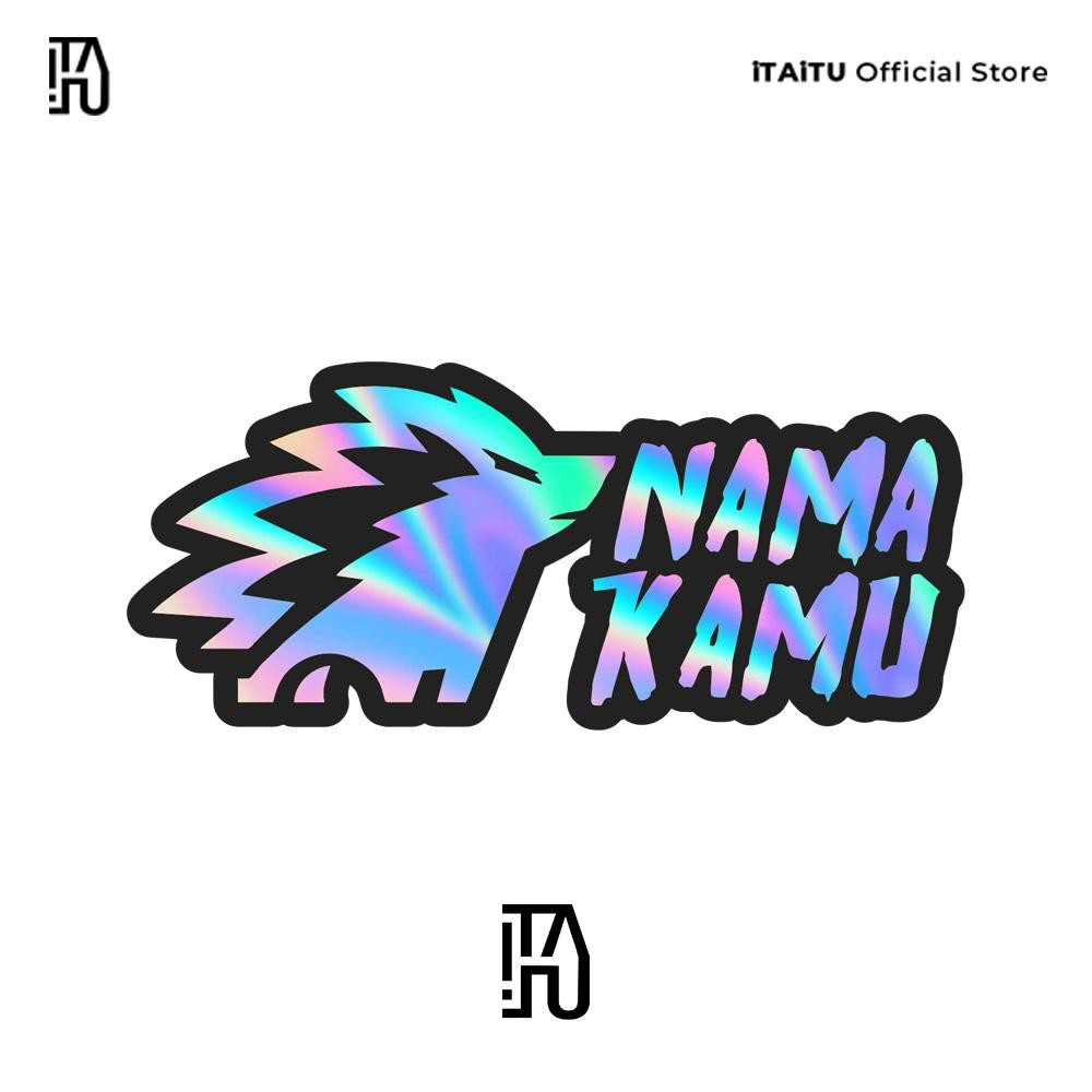 Jual ( ISI 2 PCS ) - Stiker Custom Nama ONIC Logo Esport MLBB Hologram ...