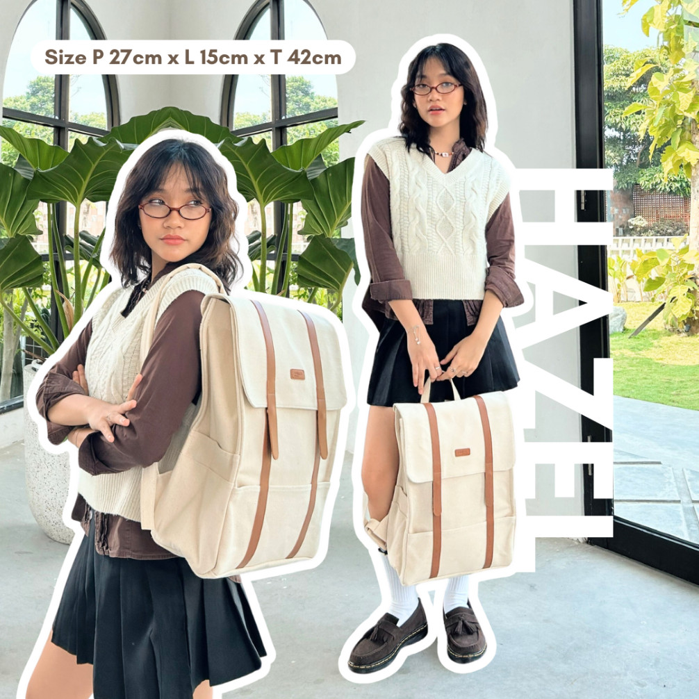 Jual Roujee Bandung - ROUJEE - Hazel Backpack | Shopee Indonesia