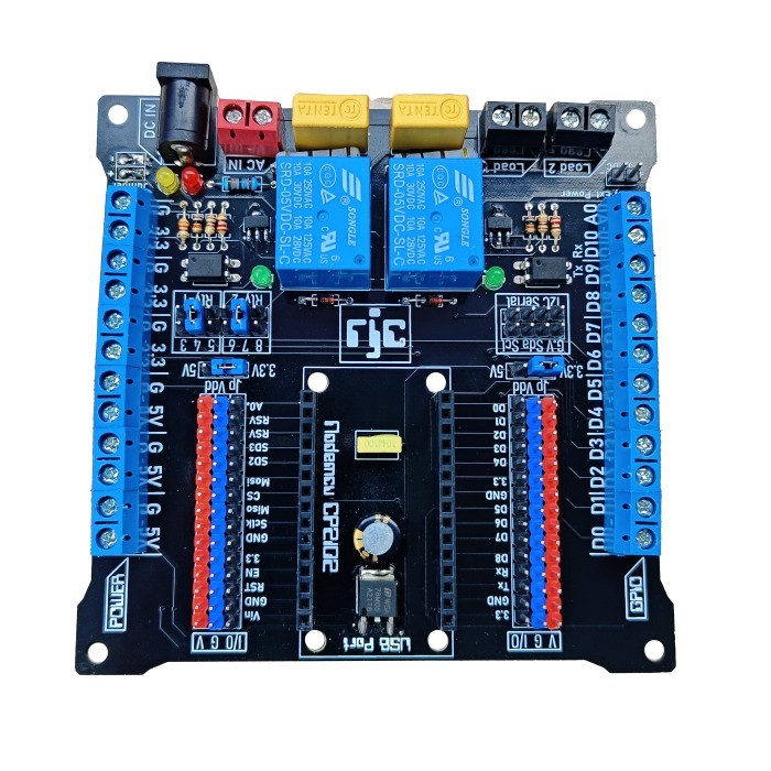 Jual Nodemcu 2ch Relay Shield ESP8266 Terminal Extension Baseboard Dev Kit | Shopee Indonesia