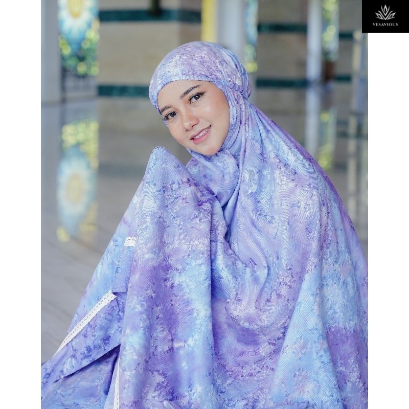 Jual Mukena Rayon Premium Jumbo Dewasa Model Renda Motif Shibori ...
