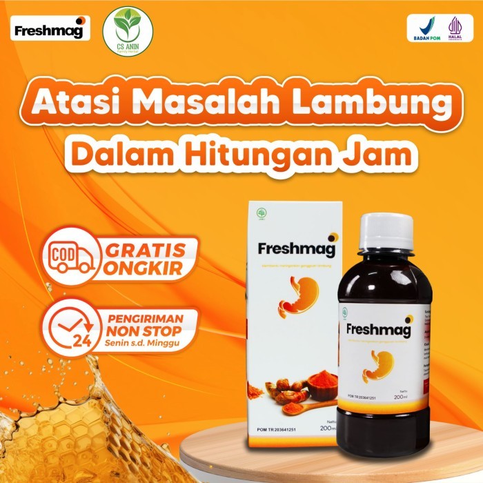 Jual Freshmag Madu Lambung - Obat Herbal Atasi Maag Asam Lambung & Gerd - 1 BOTOL | Shopee Indonesia