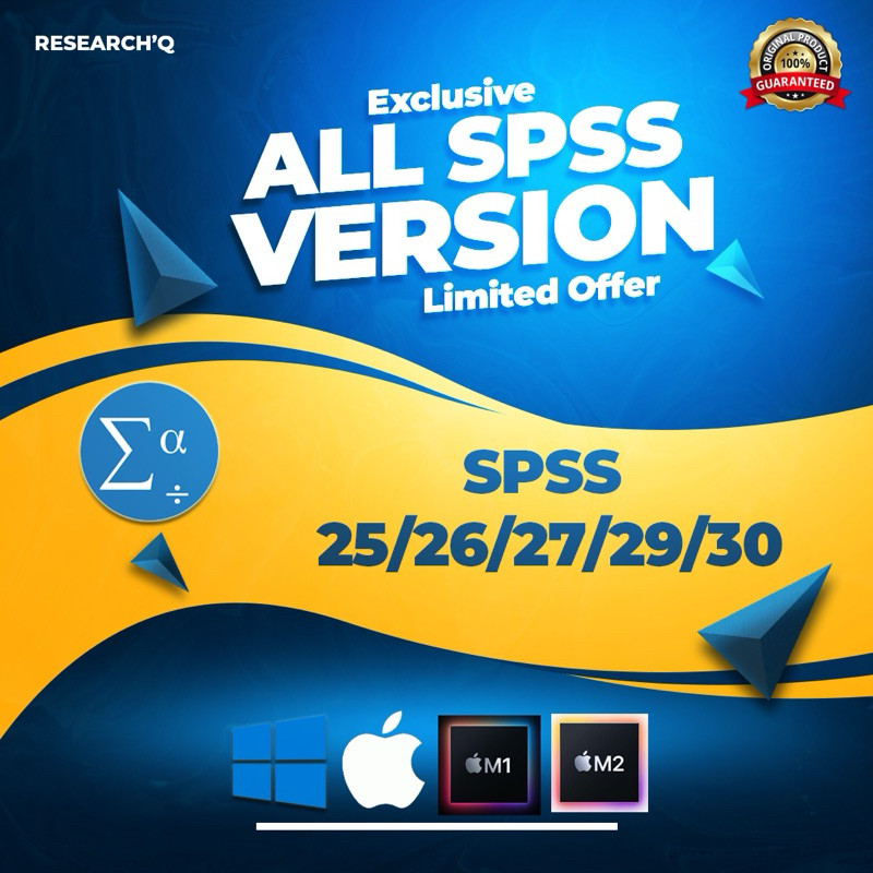 Jual Software Statistik SPSS 25/26/27/29/30 for Win/Mac | Shopee Indonesia