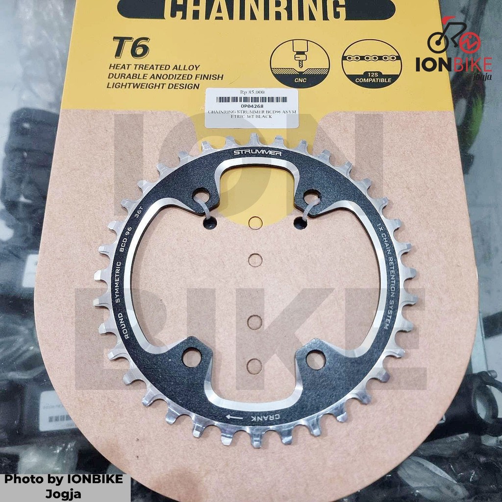 Jual Chainring Strummer 36T BCD 96 ASYMETRIC Alloy Narrow Wide CNC ...