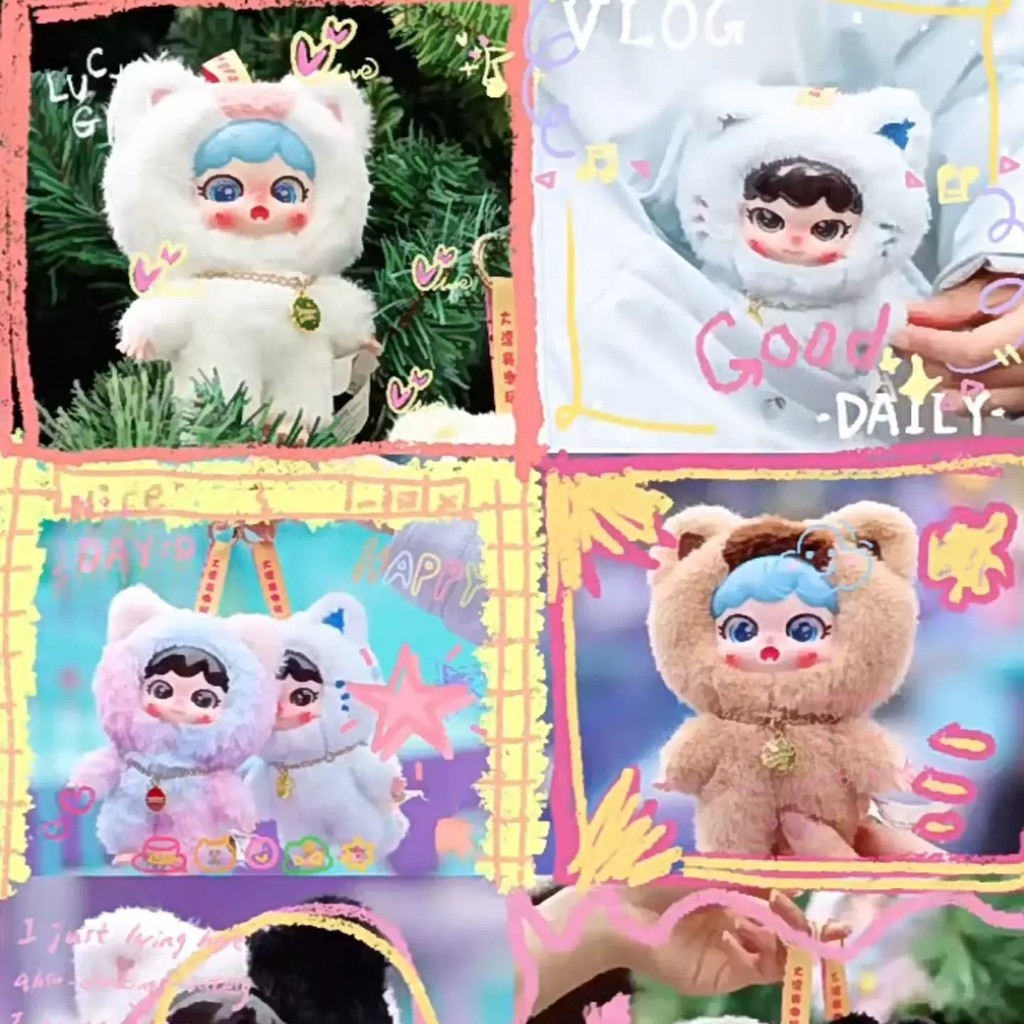 Jual BabyThree Blind box Boneka Sweet teeth Peekaboo ORIGINAL 100% ...