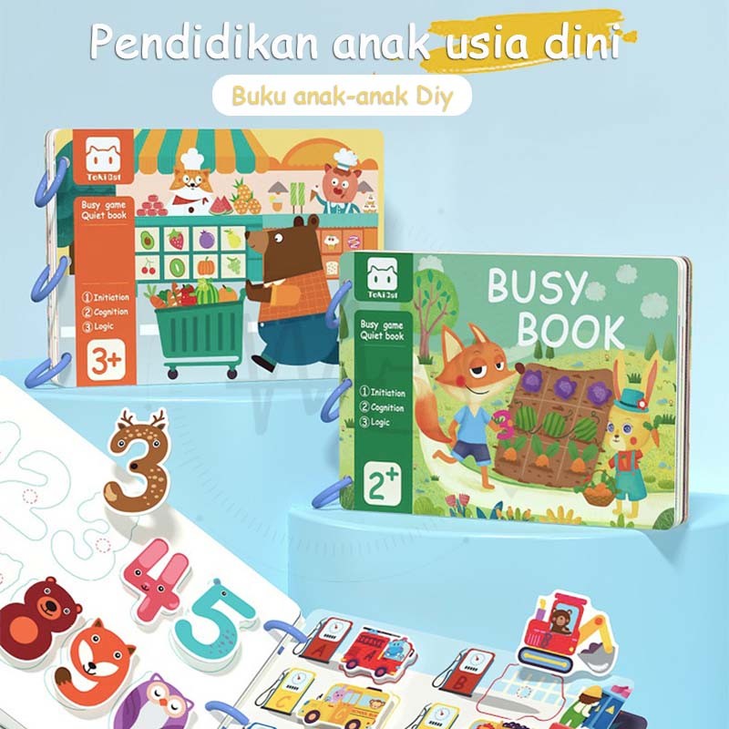 Jual 2 tahun Baby Activity Book Education Busy Book Anak Buku Aktivitas ...
