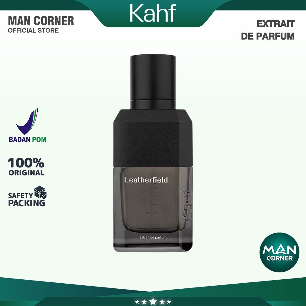 Jual Kahf Leatherfield Extrait de Parfum 50 ml | Man Corner | Shopee Indonesia