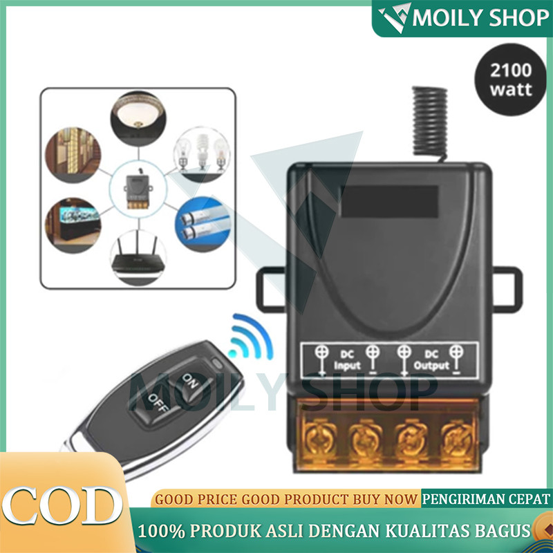 Jual Remote Control Relay Switch Saklar on Off AC 220 DC 12V 1CH ...