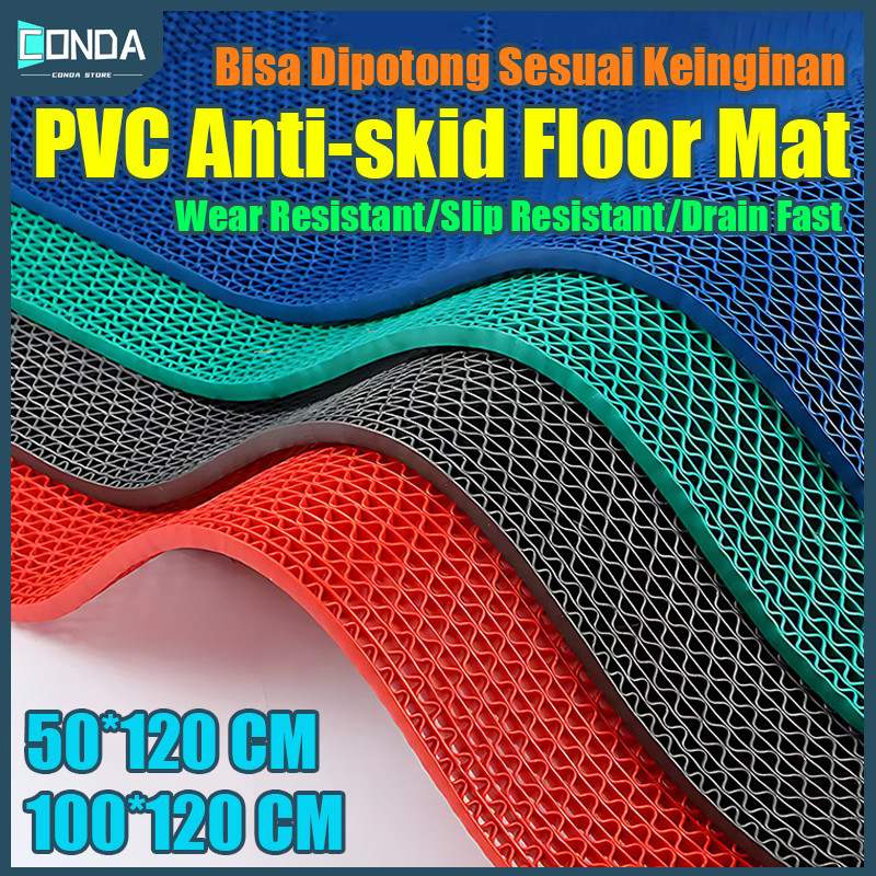 Jual PVC Anti-skid Floor Mat/Keset Kamar Mandi PVC/Keset Kaki Anti Slip ...