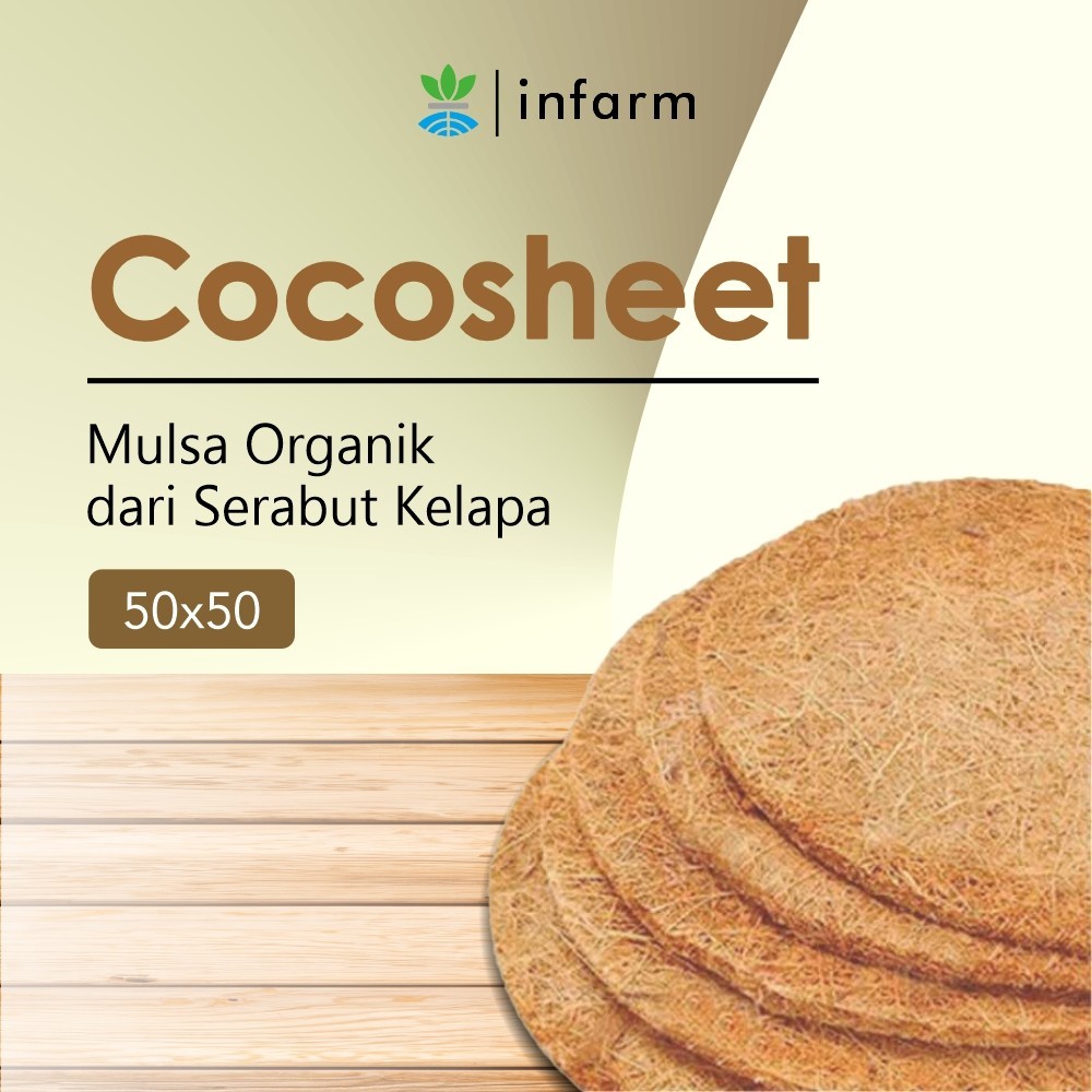 Jual INFARM - Media Tanam Mulsa Pelindung Tanah Coco Sheet Diameter 40 ...