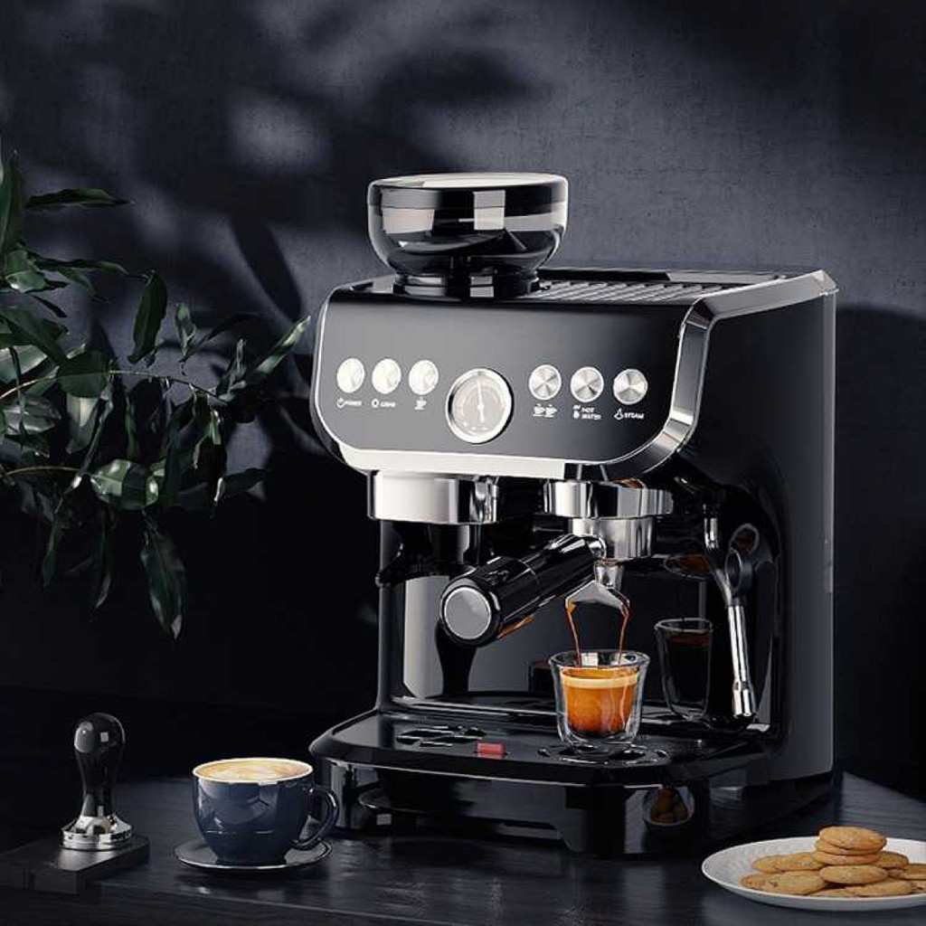 Jual Mesin Kopi Espresso Coffee Maker Frothing Grinding 20 Bar 1560W ...
