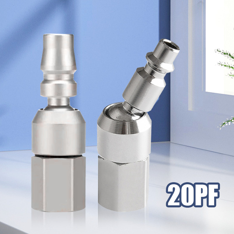 Jual Quick Coupler 20pf 1/4 Sambungan Selang Kompresor One Touch Untuk ...