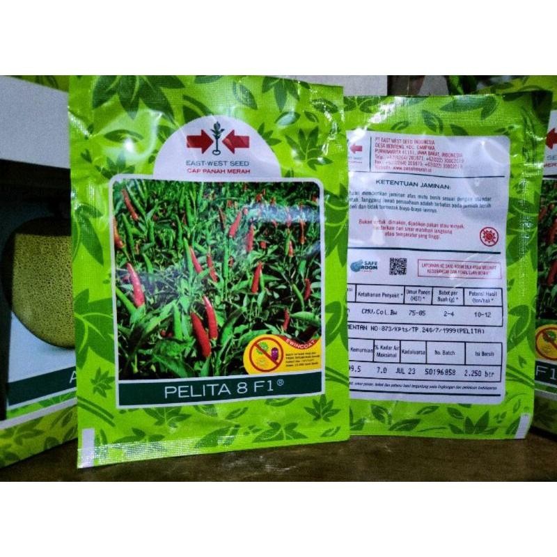 Jual Cabe Pelita 8 F1 Cabe Hijau Hibrida Kemasan 2.250 Butir Original ...