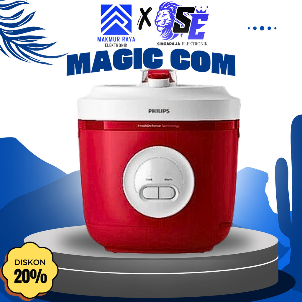 Jual Philips Rice Cooker HD3210 - Fresh Defense Technology Kapasitas 1 ...