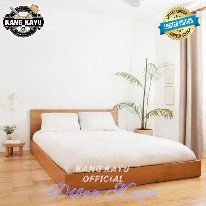 Jual Kang Kayu Dipan kasur Ranjang Kayu Dipan Tempat Tidur ukuran ...
