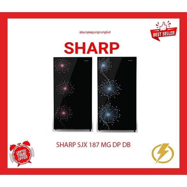 Jual KULKAS SATU PINTU SHARP SJ - X187MG-DP/DB | Shopee Indonesia