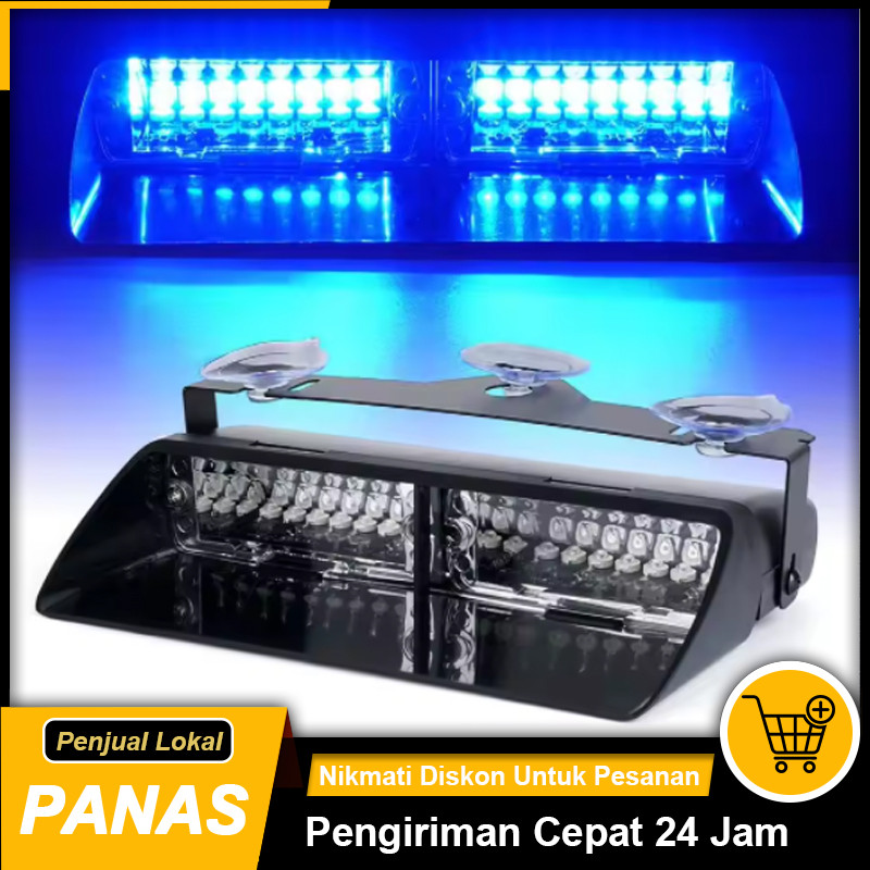 Jual Lampu Strobo Lampu Polisi Mobil Lampu Strobo Truk 12V Lampu Sinyal Darurat Lampu Peringatan ...