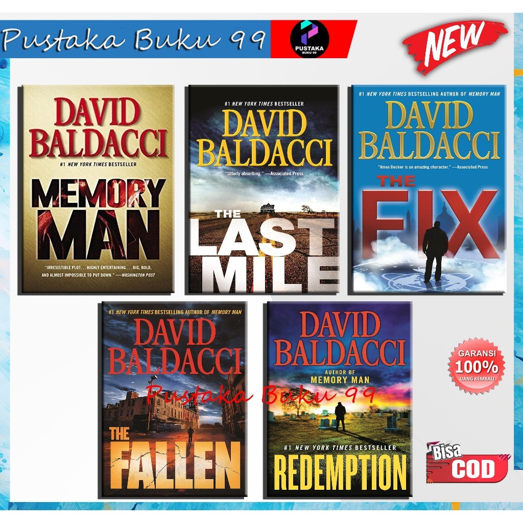 Jual Long Shadows (Memory Man Series, 7) by David Baldacci (English ...