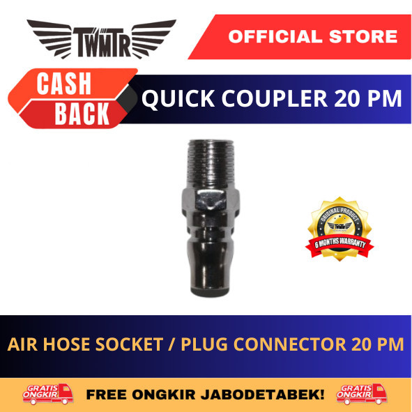 Jual TWMTR - QUICK COUPLER 20 PM (TK 01F) | Shopee Indonesia