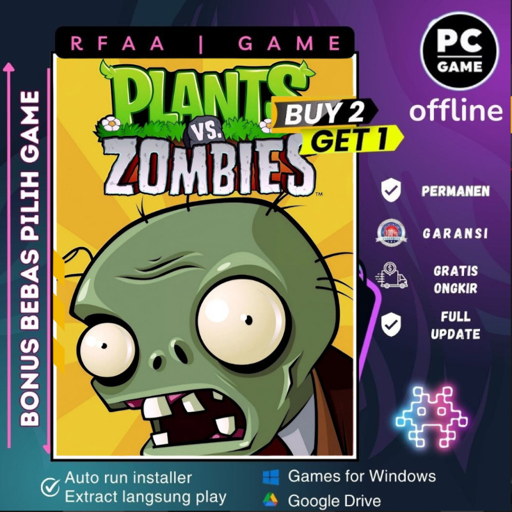 Jual PLANT VS ZOMBIE | GAME PC - LAPTOP - DL | Shopee Indonesia