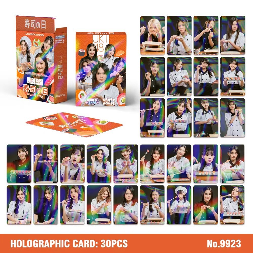 Jual [30Pcs] Hologram Photocard Jkt48 Sushi Day Album Lomo Card Photo ...