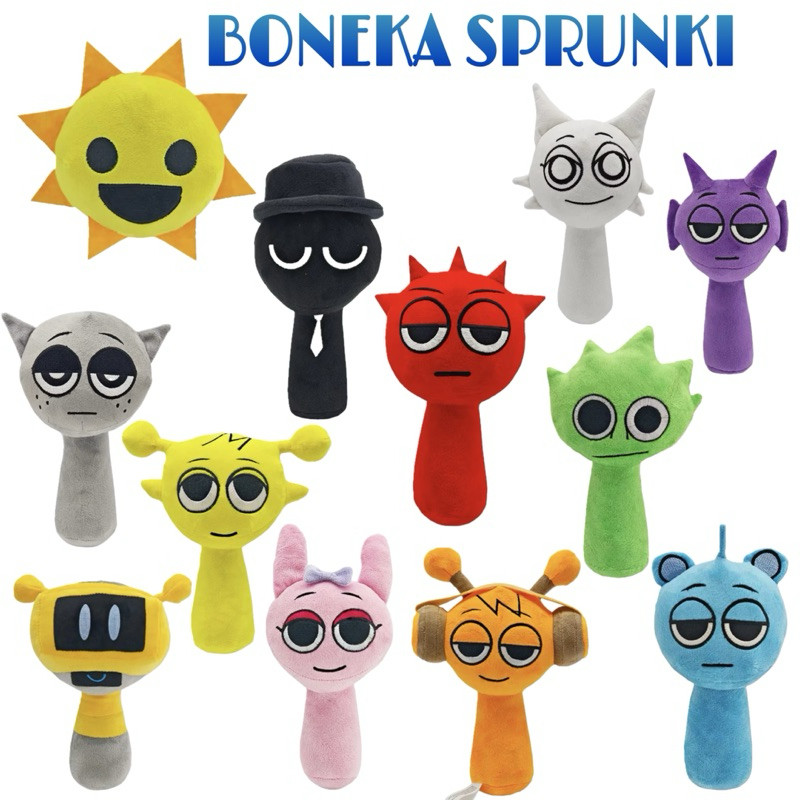 Jual 40CM BONEKA SPRUNKI / BONEKA HOROR GAME SPRUNKI | Shopee Indonesia