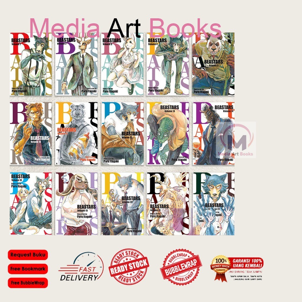 Jual Komik Manga BEASTARS ( 22 book series ) By Paru Itagaki | Shopee Indonesia