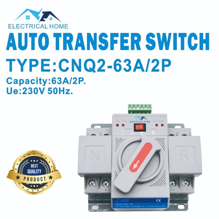 Jual Auto Transfer Switch ATS 2P 63A Auto Otomatis PLN Genset Inverter | Shopee Indonesia