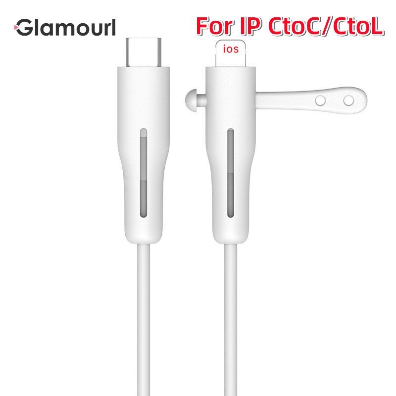 Jual Pelindung Kabel 2in1 Cable Protector Type C Lightning iPhone Cable ...