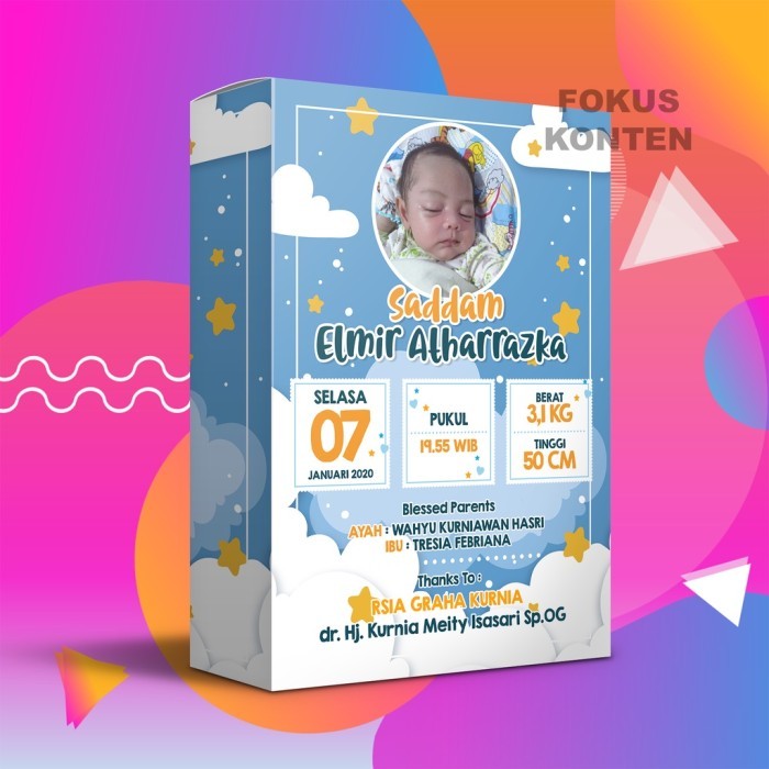 Jual 50 Desain Biodata Baby CDR v4 - Digital Konten | Shopee Indonesia