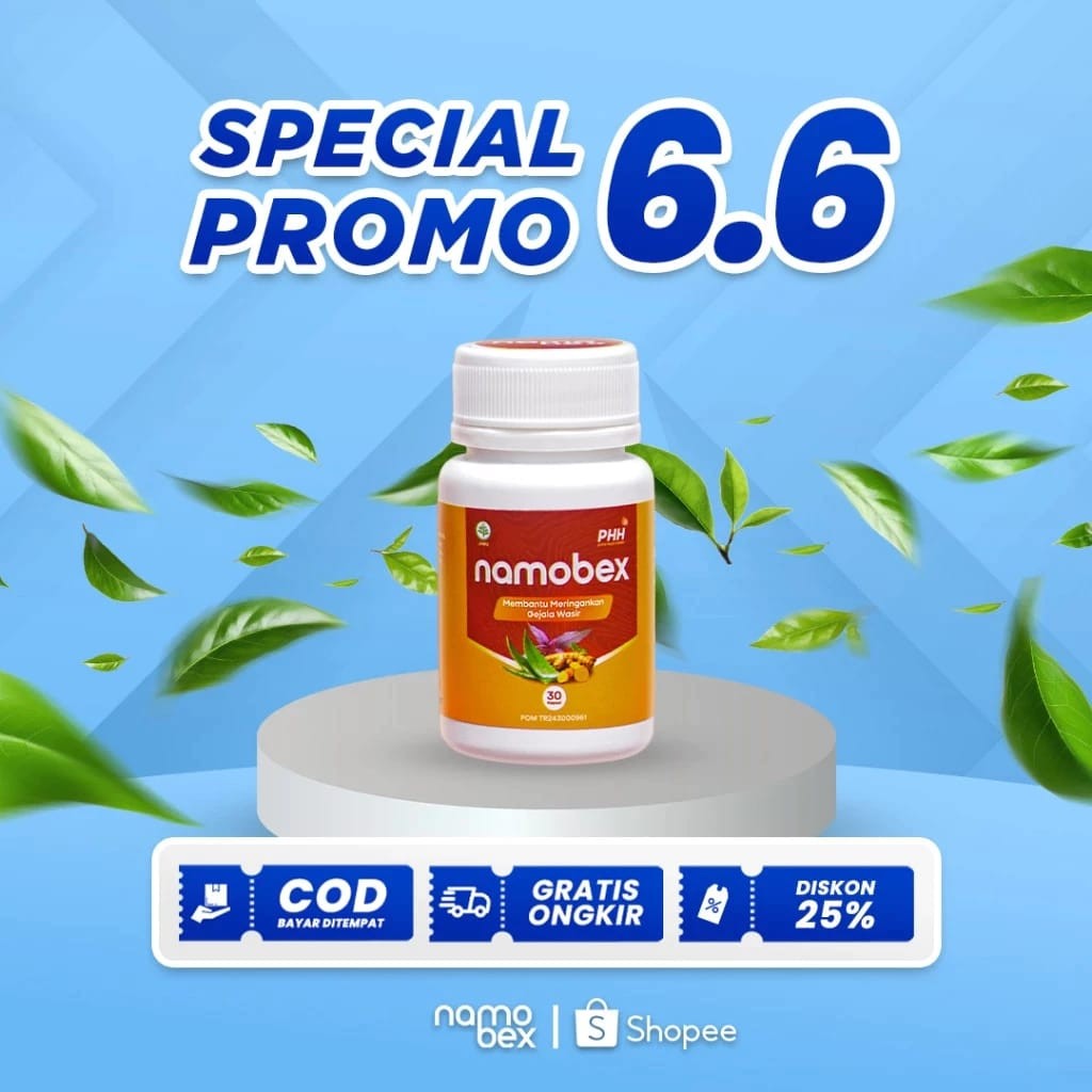 Jual NAMOBEX ORIGINAL ® KAPSUL HERBAL OBAT WASIR AMBEYEN SERTA REDUKSI ...