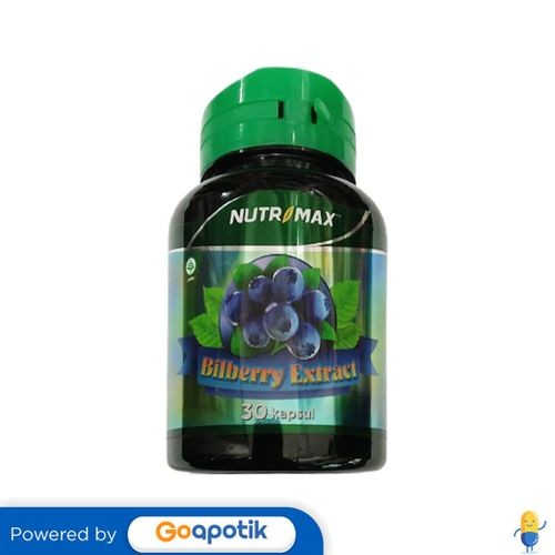 Jual Nutrimax Bilberry Extract Botol 30 Kapsul | Shopee Indonesia